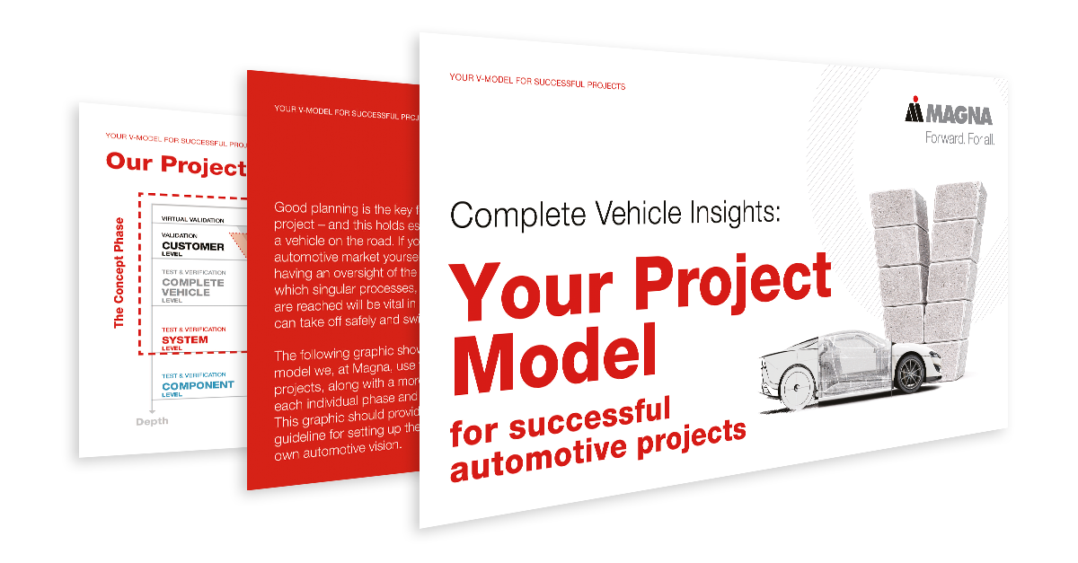 Download: Project Model (V-Model) for successful automotive projects