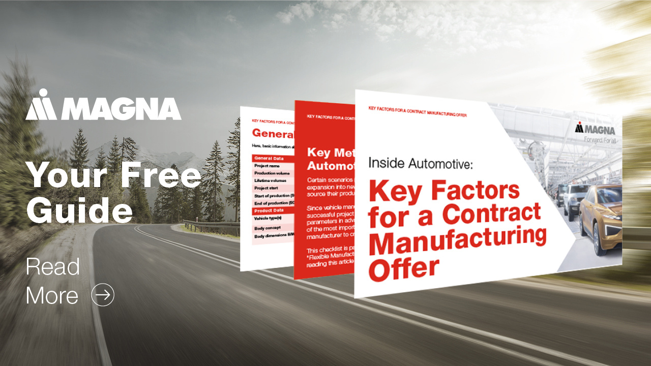 Key Factors for a Manufacturing Offer | Magna